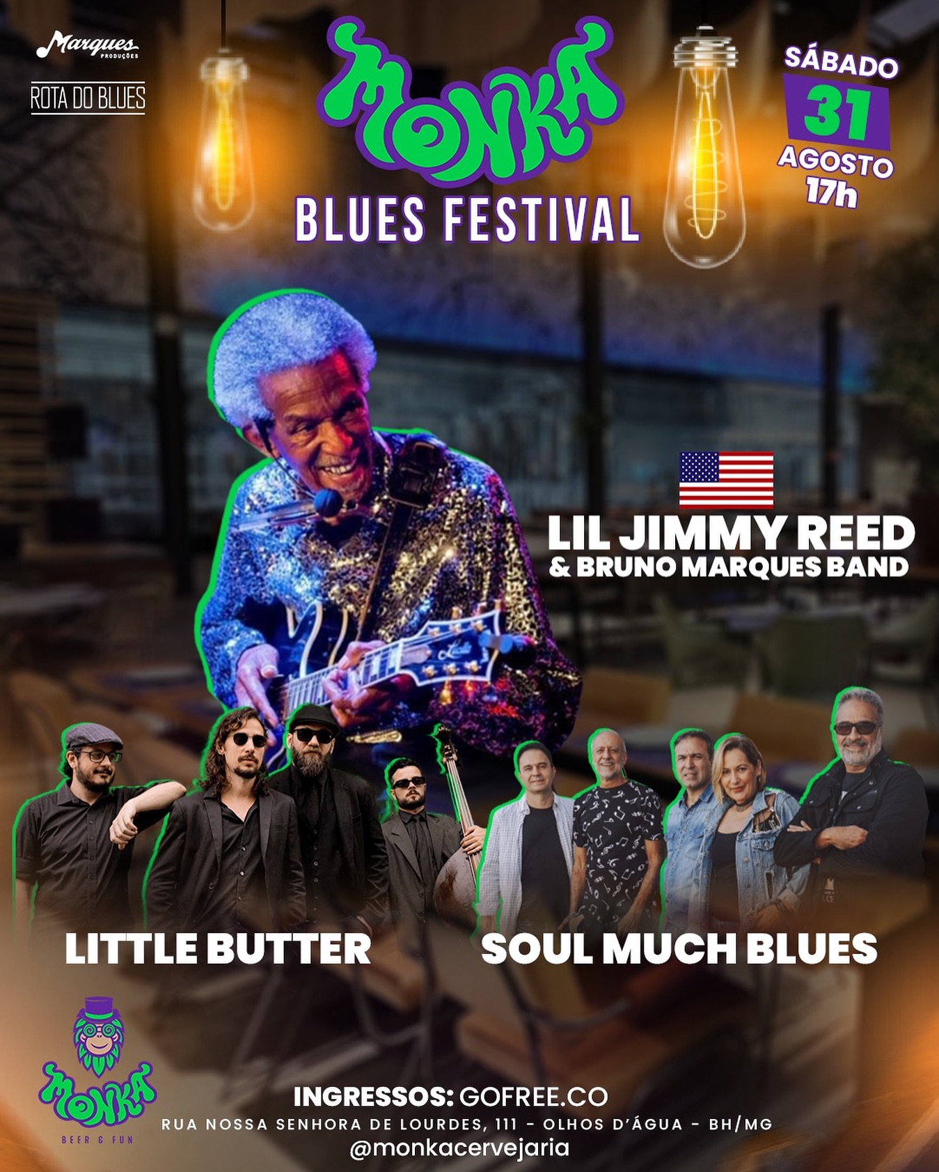 Monka Blues Festival - Edição Internacional · Cenário Minas