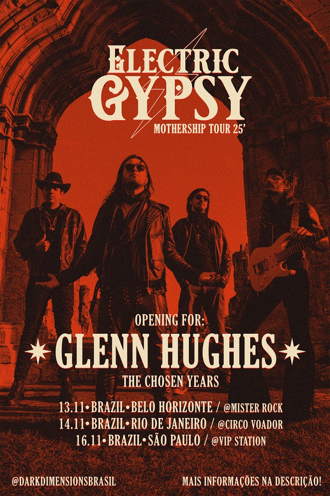 Electric Gypsy anuncia shows com Glenn Hughes · Cenário Minas
